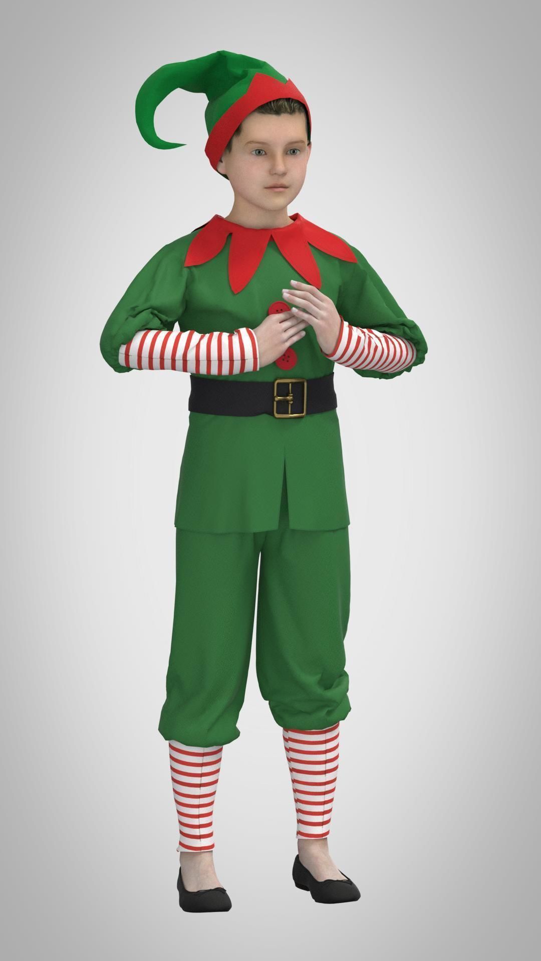 Elf clothes 3D model | CGTrader