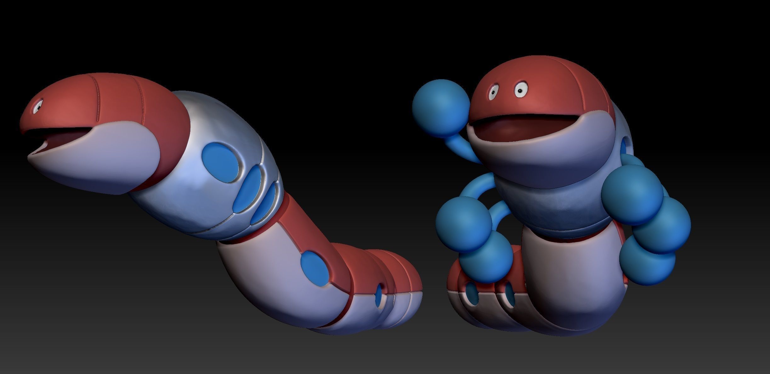 Pokemon Orthworm 3D model 3D printable | CGTrader