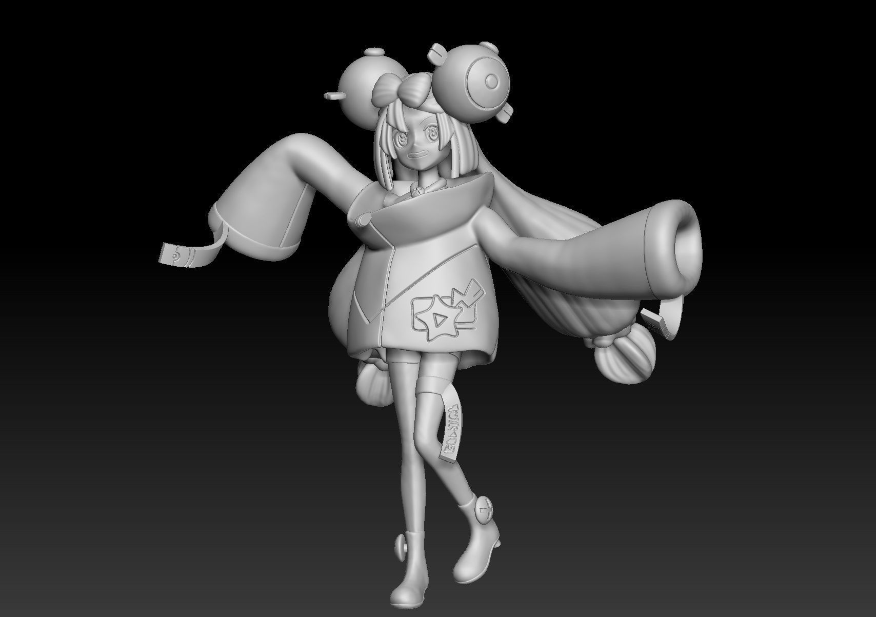 Pokemon Paldea Gym Leader Iono 3D model 3D printable | CGTrader