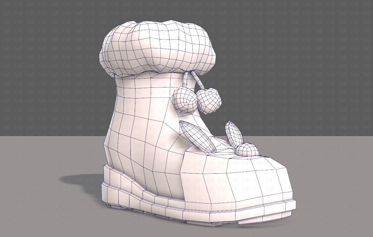 3D model Shoes cartoonV50 VR / AR / low-poly | CGTrader