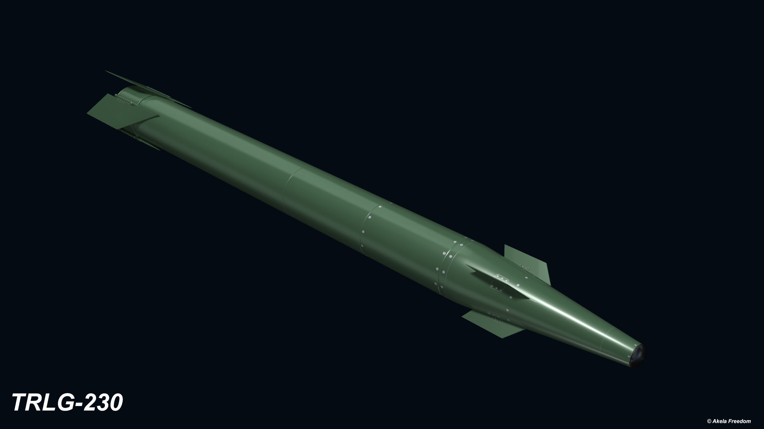 TRG-230 Family of guided missiles 3D model animated | CGTrader