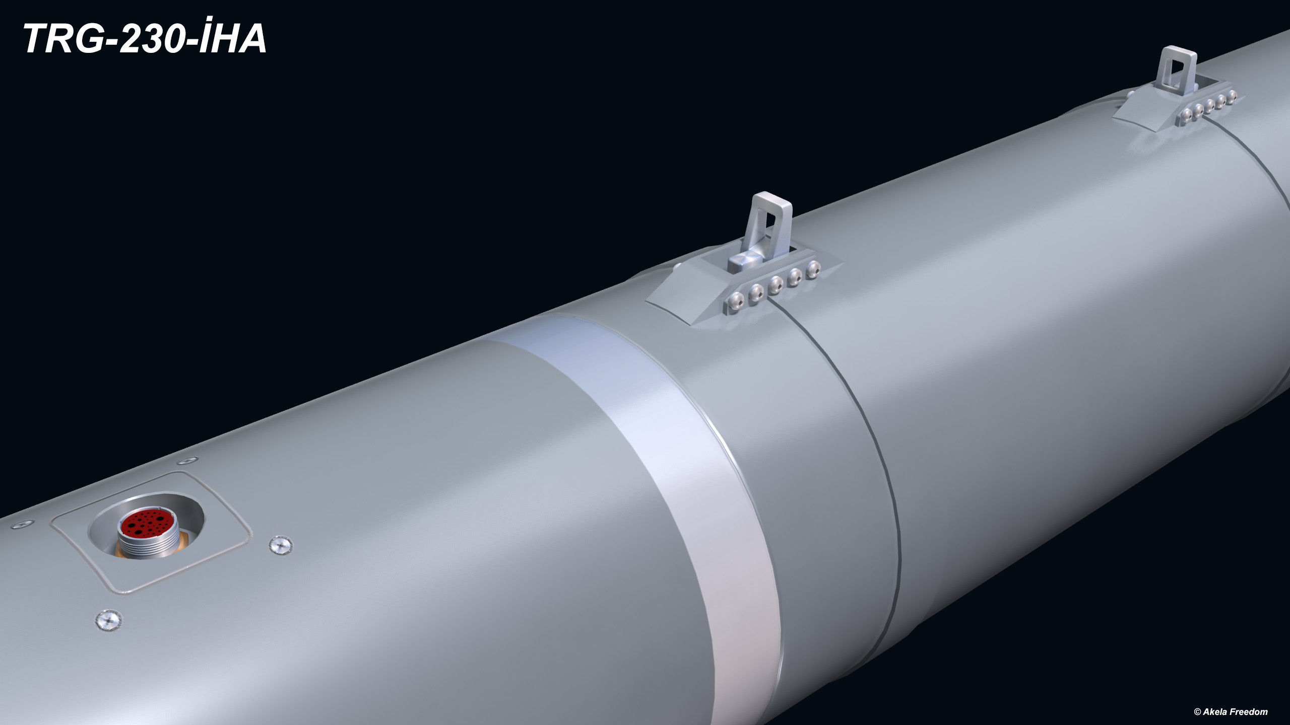 TRG-230 Family of guided missiles 3D model animated | CGTrader