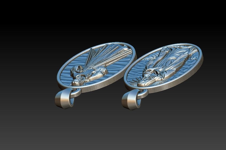 The Divine Mercy - Jesus and Mother of Mercy 3D model 3D printable ...