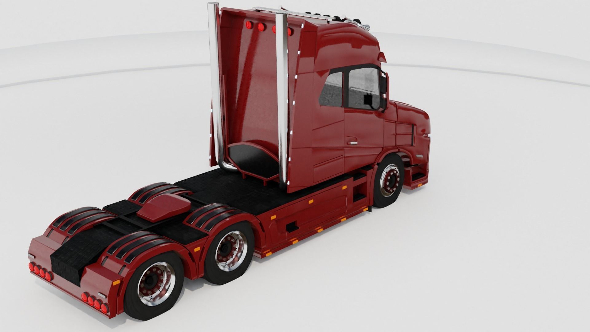 Volvo VT5 Vlastuin Truck 3D model rigged | CGTrader