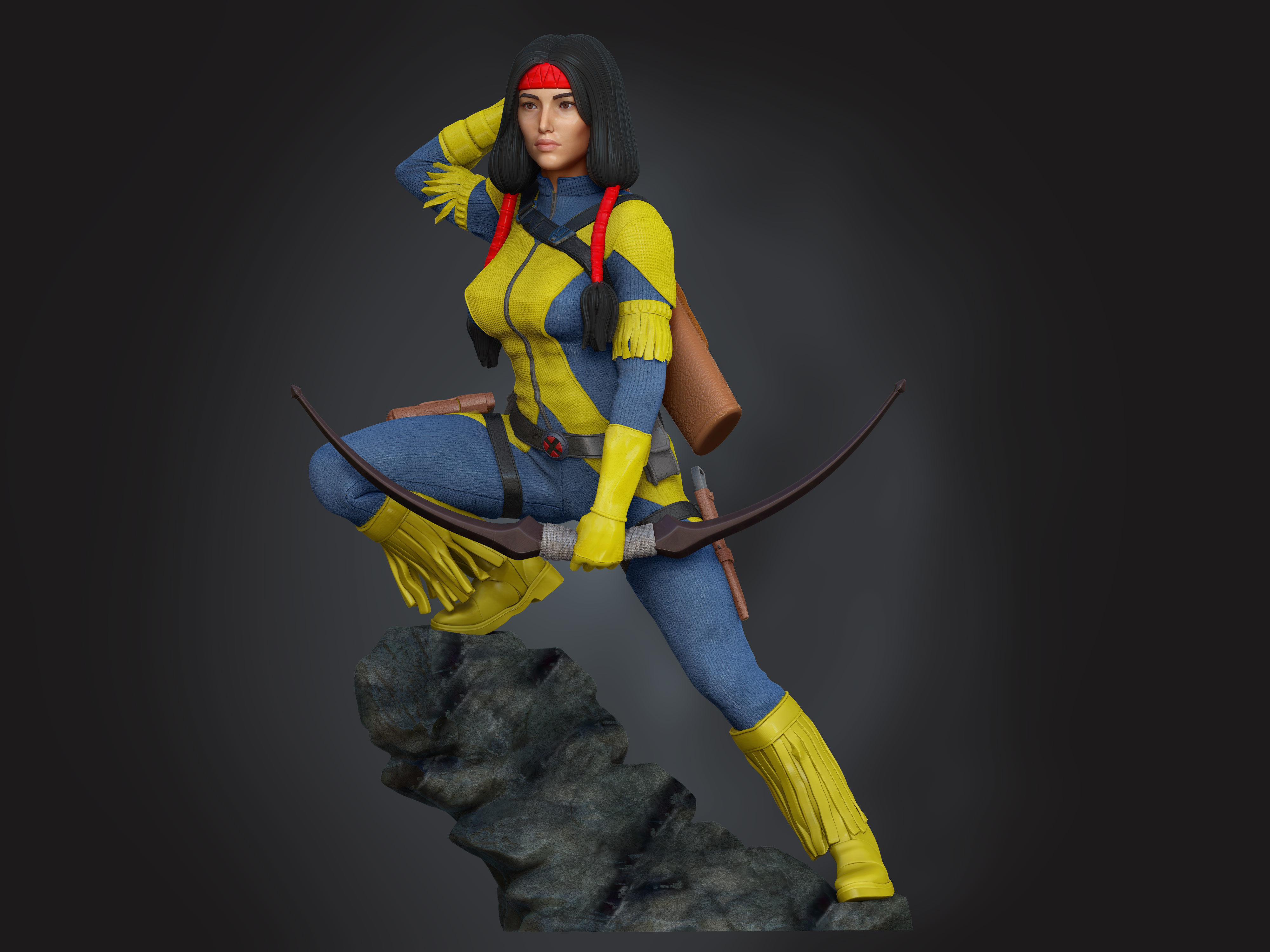 Danielle Moonstar X-man 3D model 3D printable | CGTrader