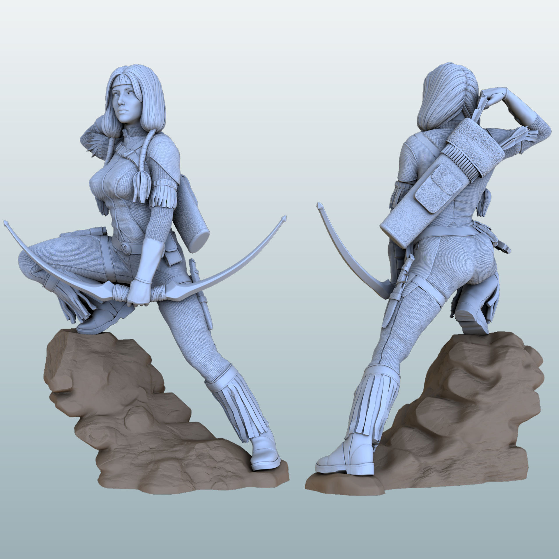Danielle Moonstar X-man 3D model 3D printable | CGTrader