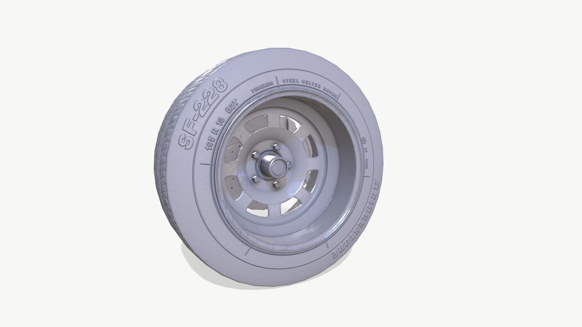 3D model Rally wheel FS - 228 VR / AR / low-poly | CGTrader