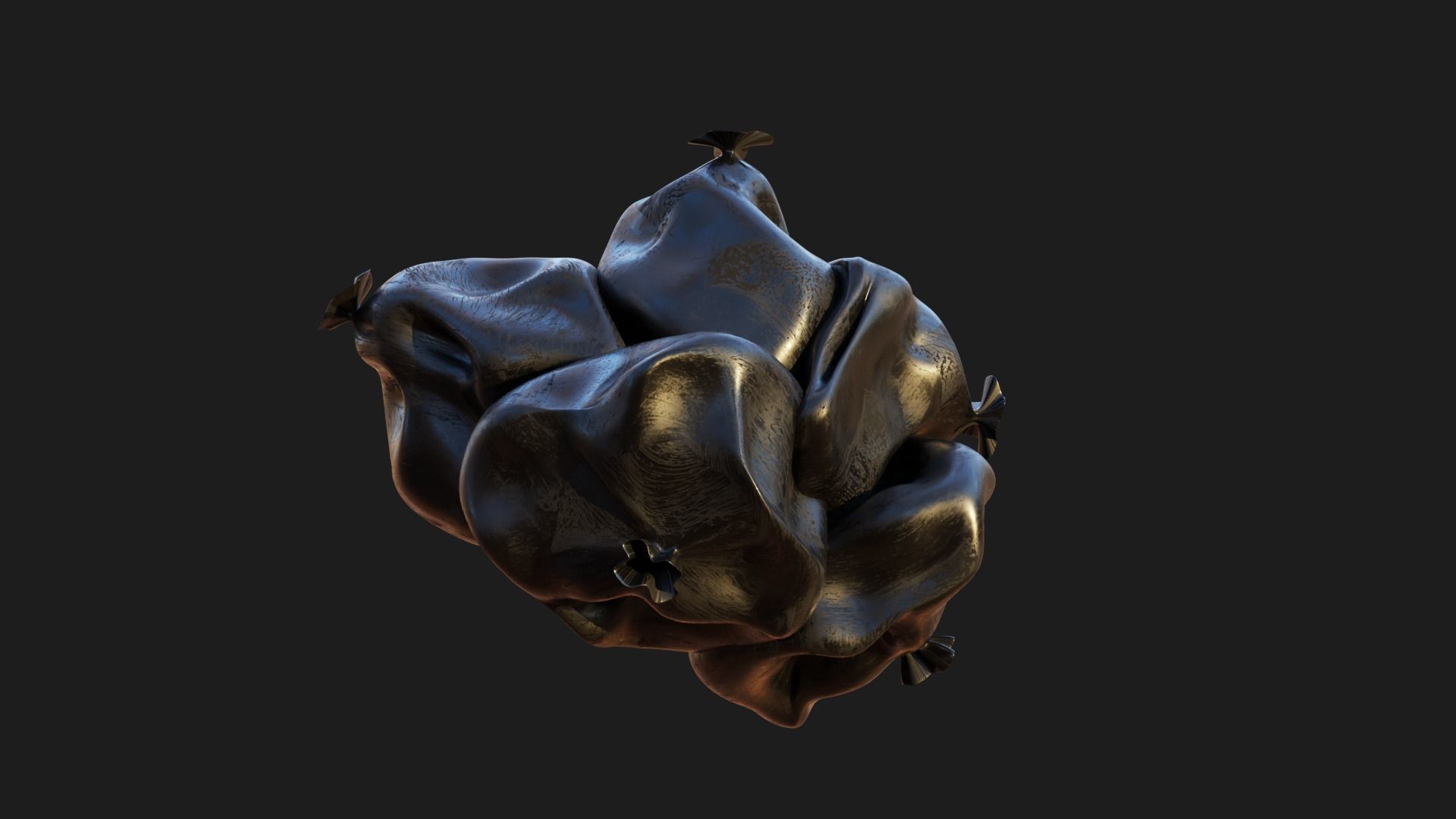 Trash bag asset 3D model | CGTrader
