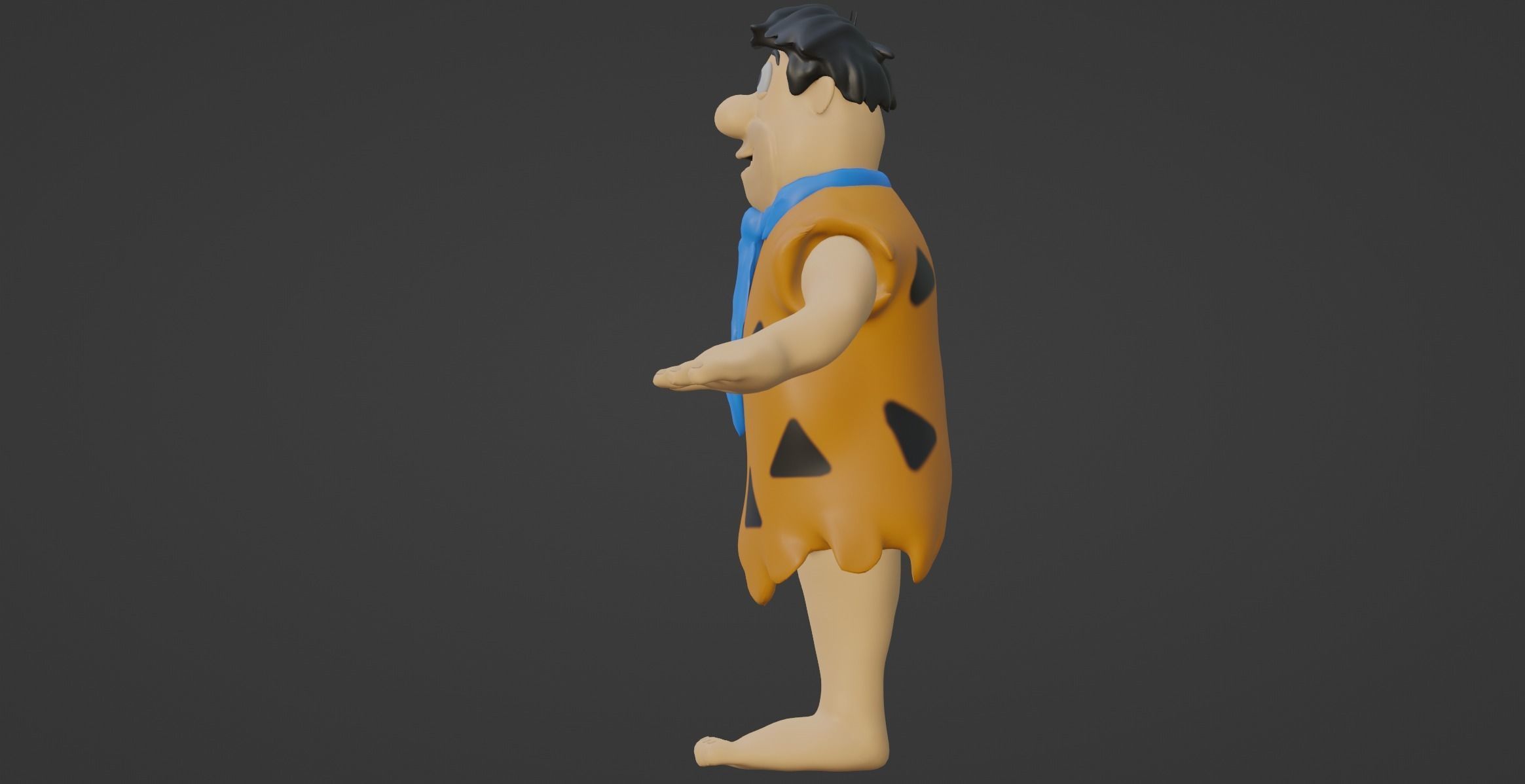 3D model Fred Flintstone - The Flintstones VR / AR / low-poly | CGTrader