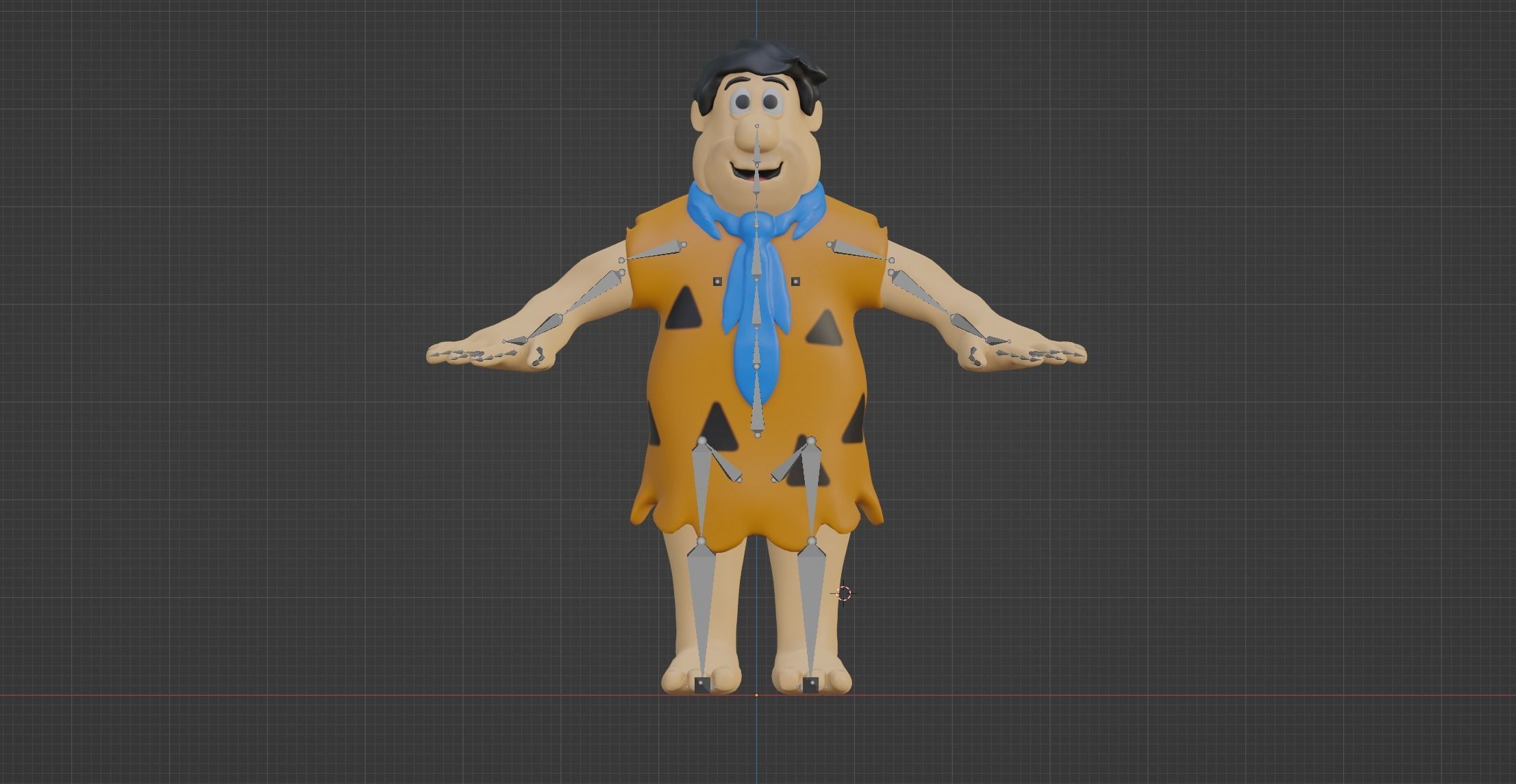 3D model Fred Flintstone - The Flintstones VR / AR / low-poly | CGTrader