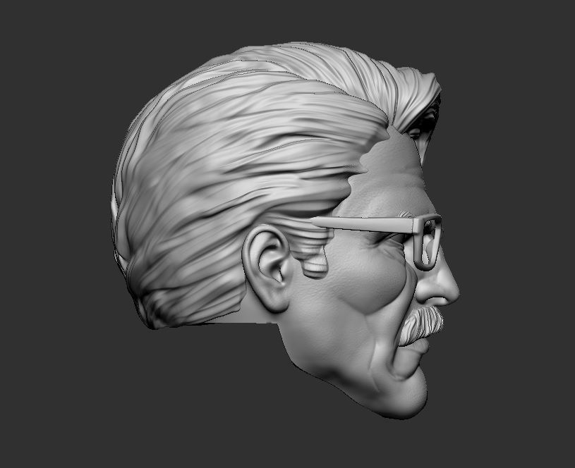 Detective Gordon - Headsculpt for Action Figures 3D print model 3D ...