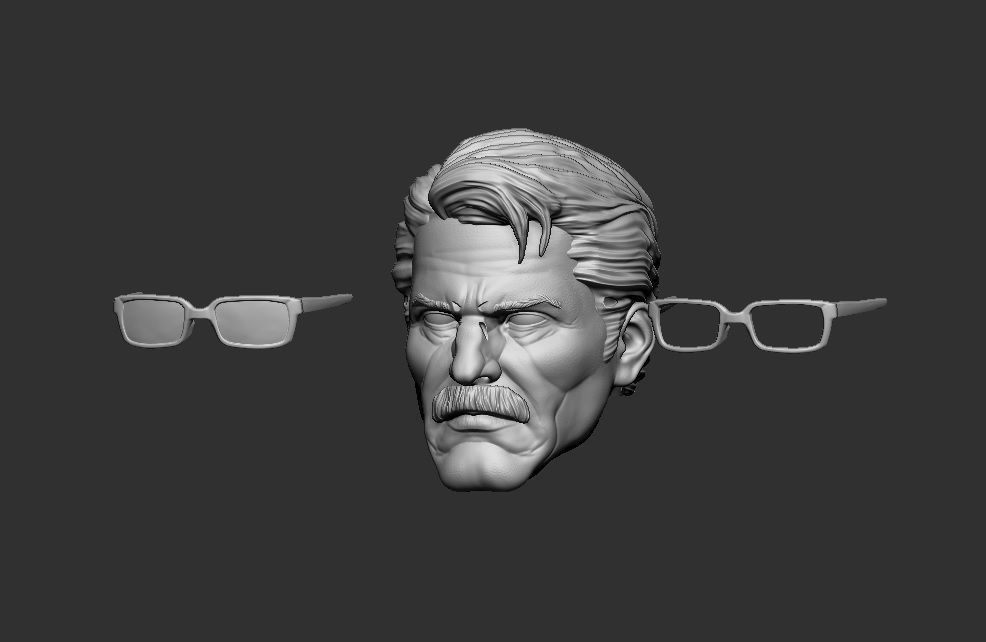 Detective Gordon - Headsculpt for Action Figures 3D print model 3D ...