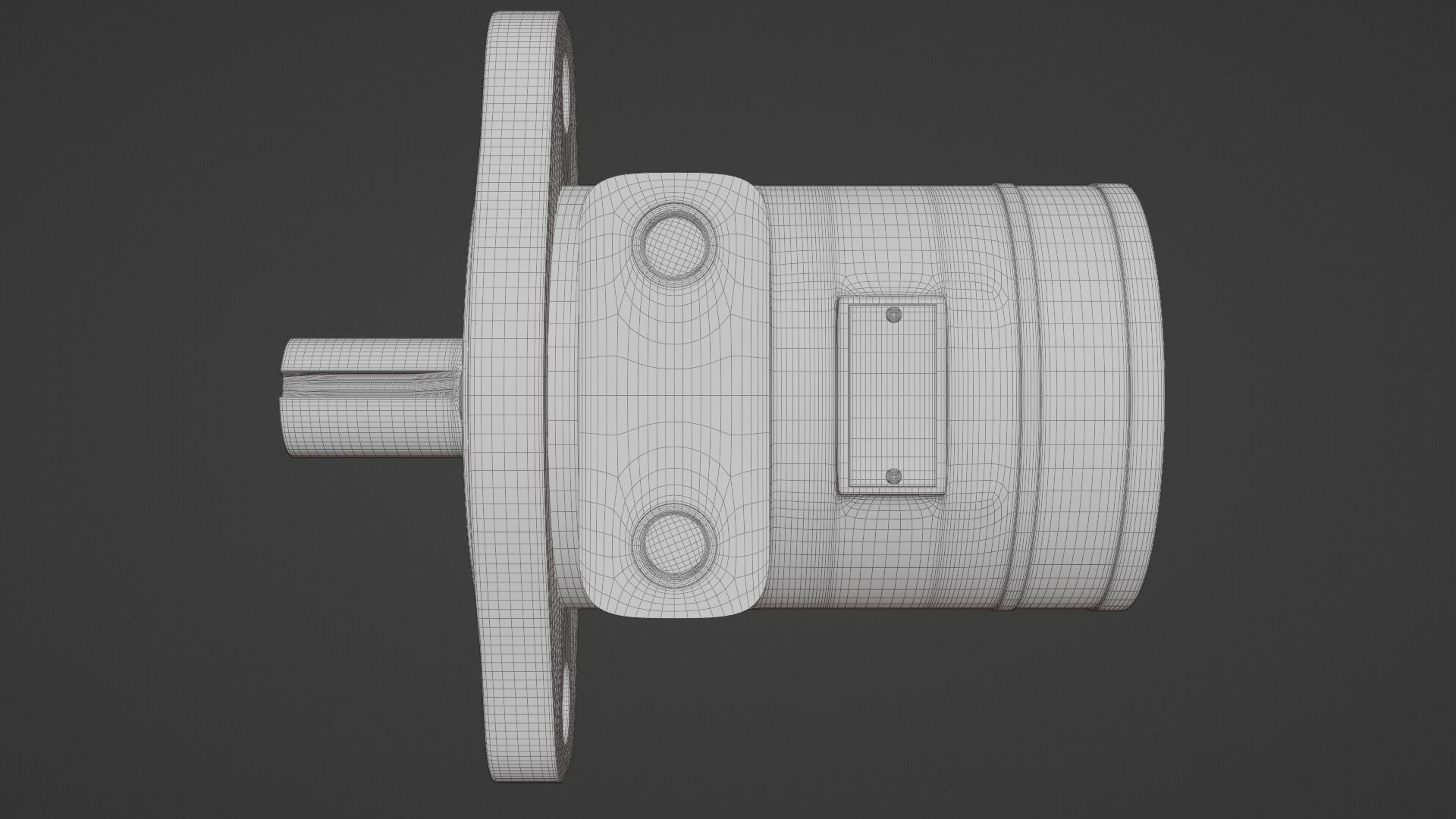Industrial Hydraulic Motor 3D model | CGTrader
