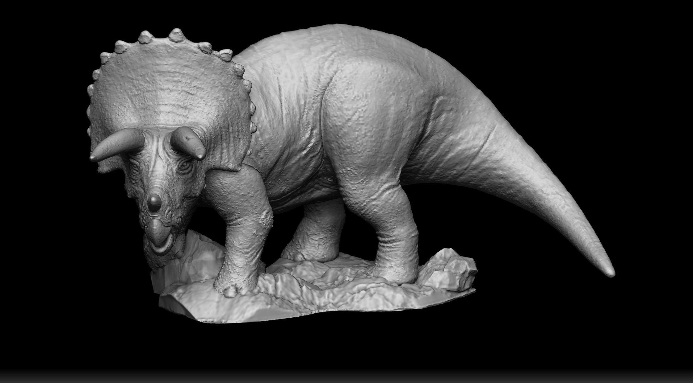 Triceraptor Jurassic - 3D Print model 3D model 3D printable | CGTrader