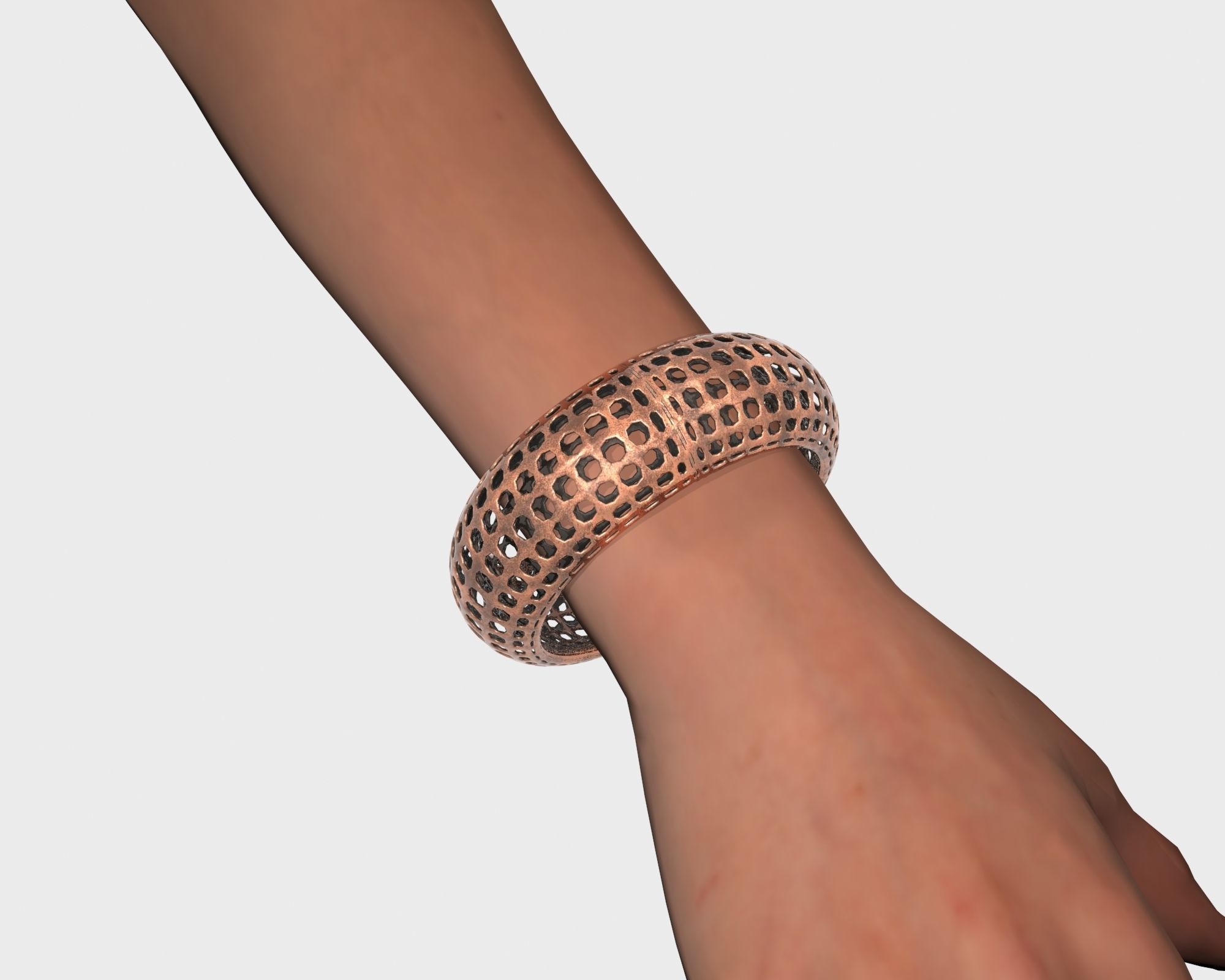 Bangle Bracelet STL jewelry free 3D model 3D printable | CGTrader