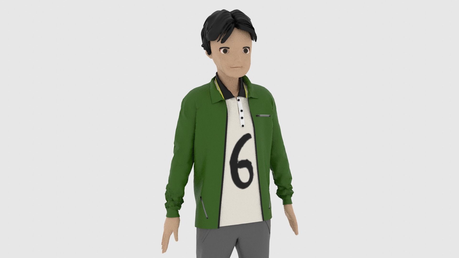 3D model Cartoon Character VR / AR / low-poly | CGTrader