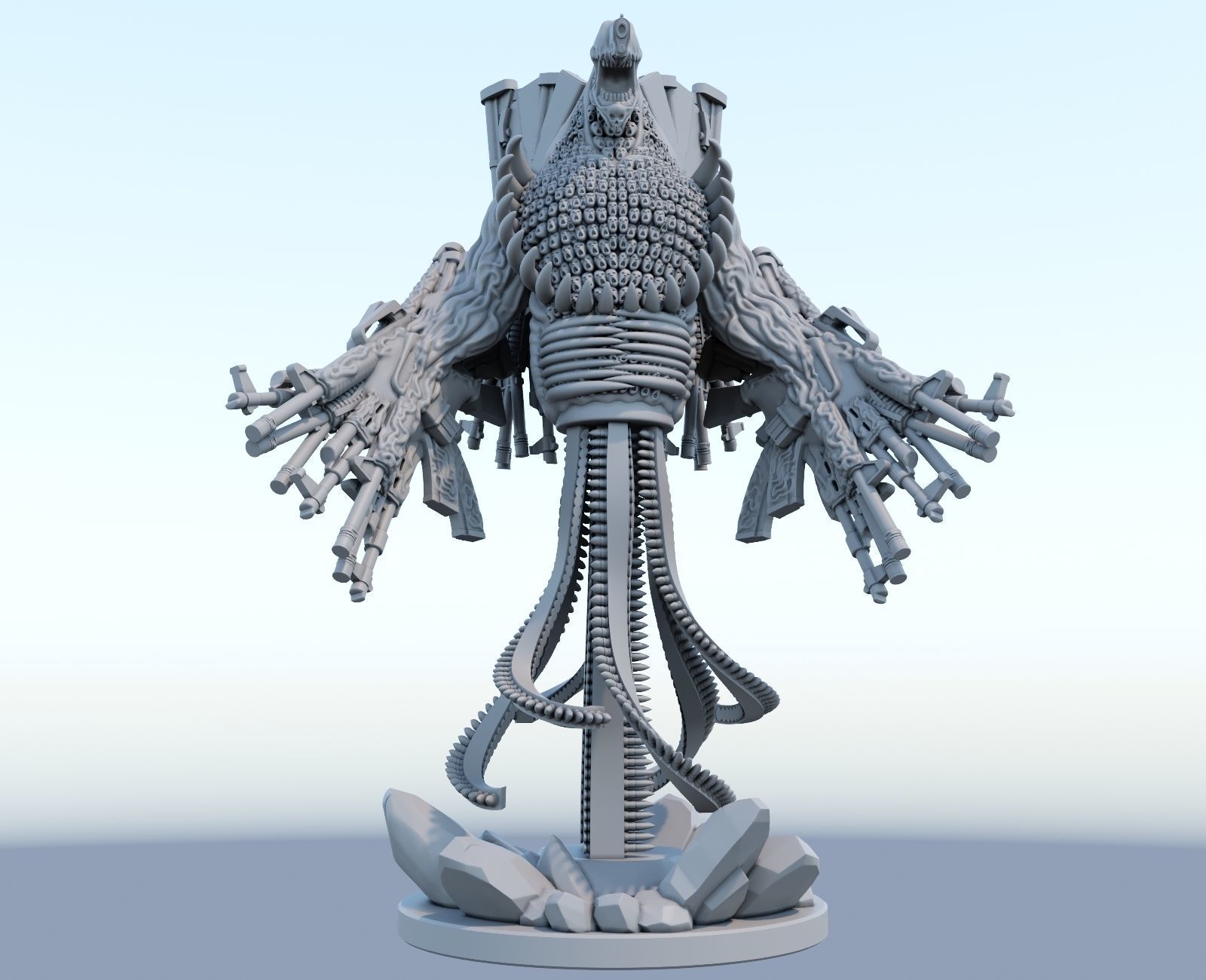 gun devil 3d print model from chainsawman 3D model 3D printable | CGTrader