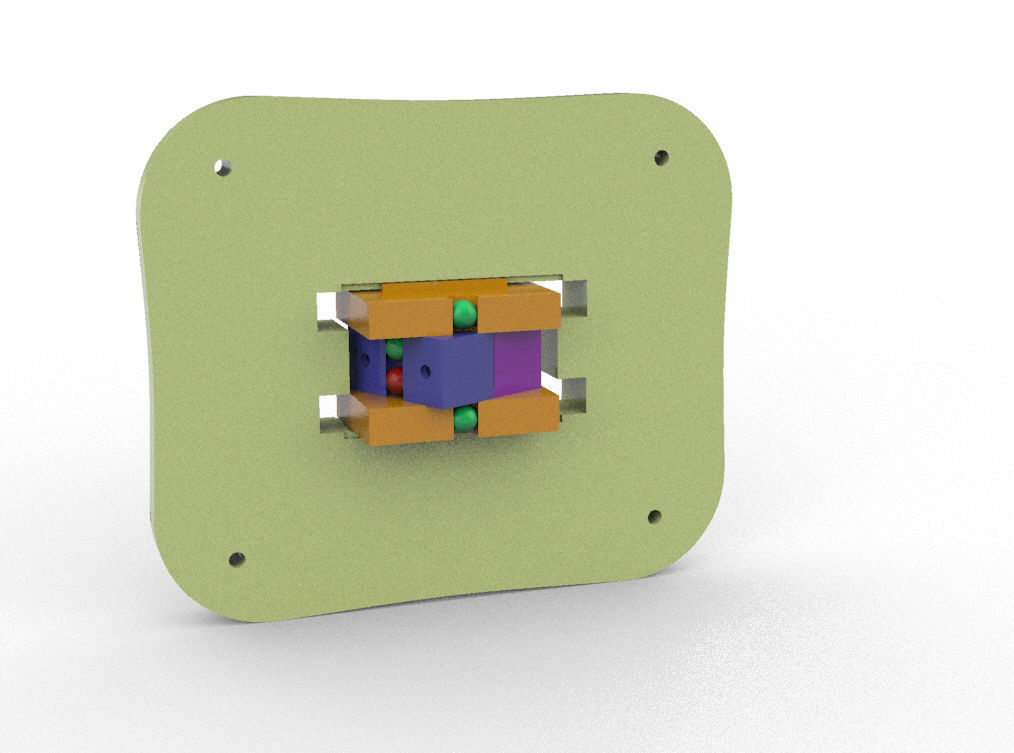 MAGIC BEAN ROTATING CUBE 3D model | CGTrader