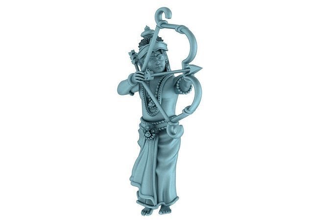 Sri RAM LORD 3D model 3D printable | CGTrader