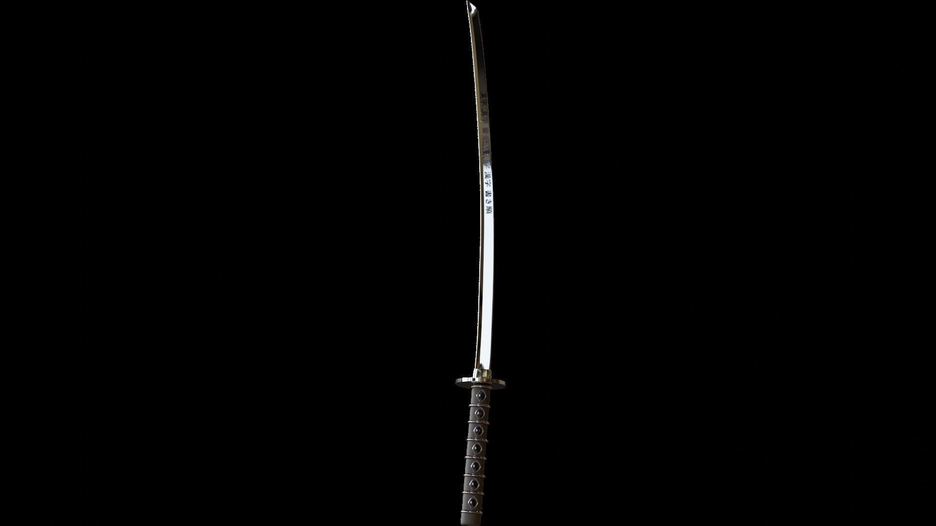 Katana Sword Knight Sword Ninja Katana 3D Model 3D model | CGTrader