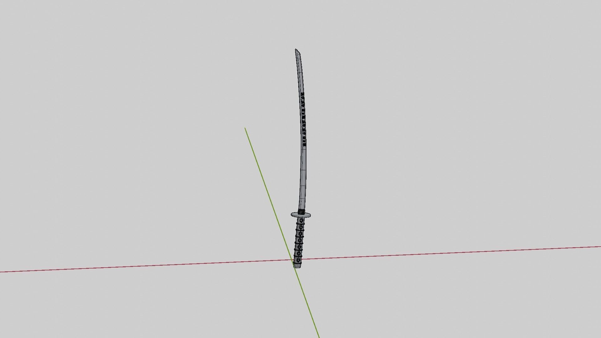 Katana Sword Knight Sword Ninja Katana 3D Model 3D model | CGTrader
