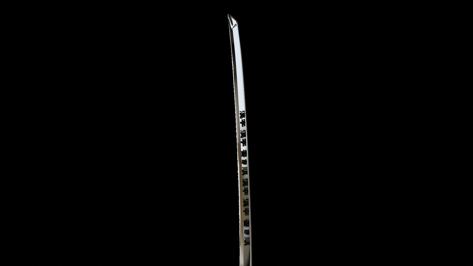 Katana Sword Knight Sword Ninja Katana 3D Model 3D model | CGTrader