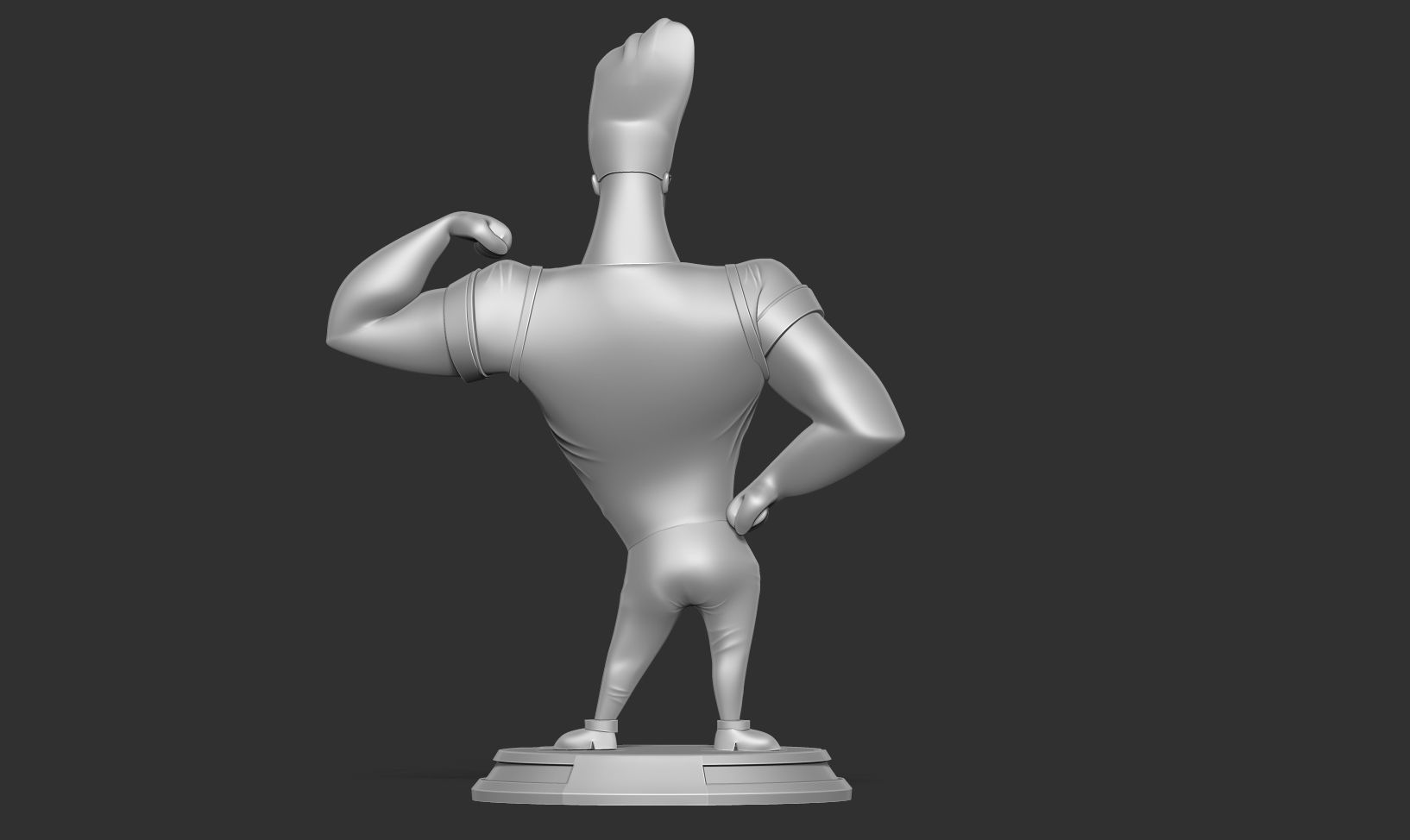 Johnny Bravo 3D model 3D printable | CGTrader