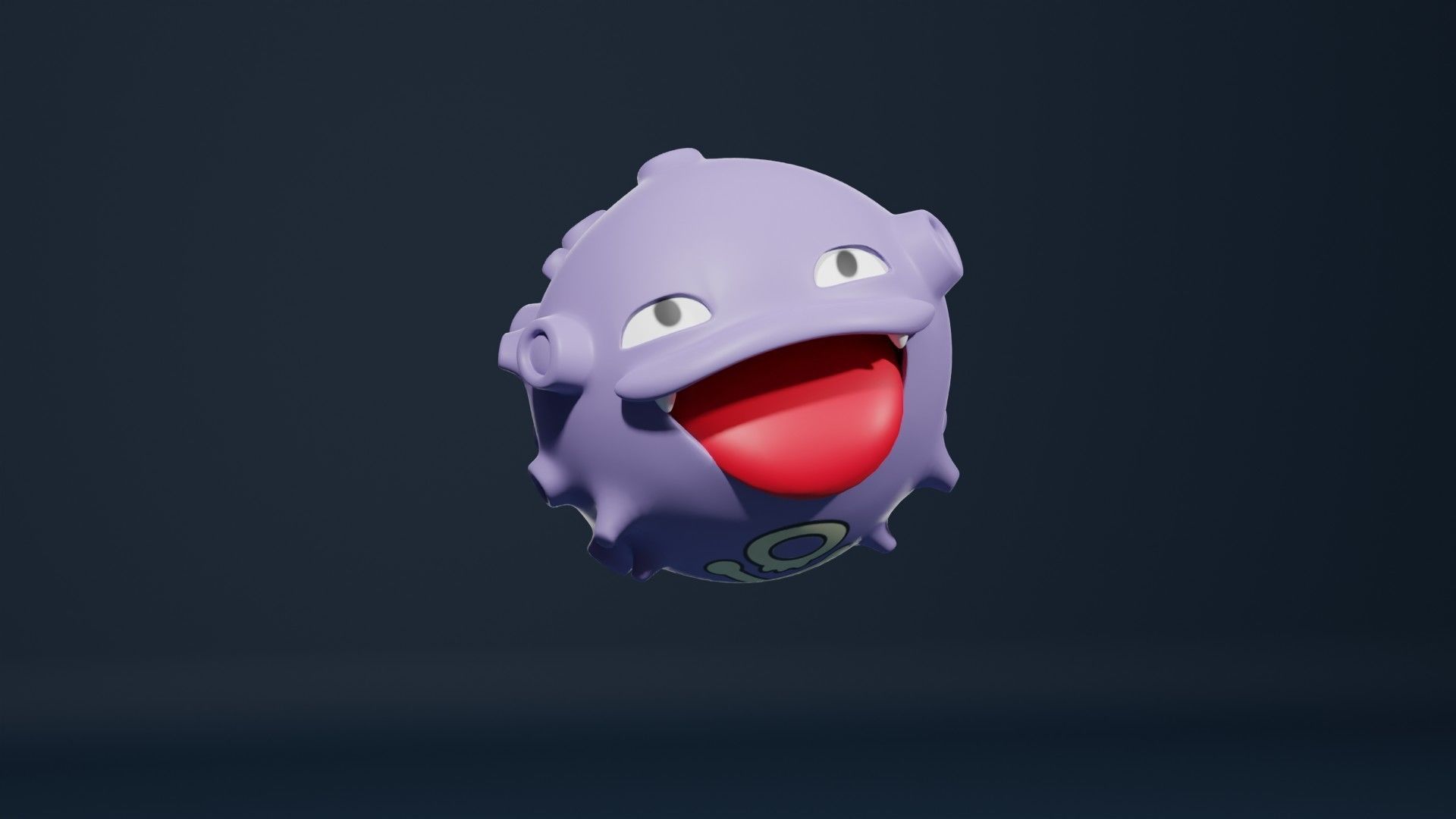 Koffing 3d 3D model animated rigged | CGTrader