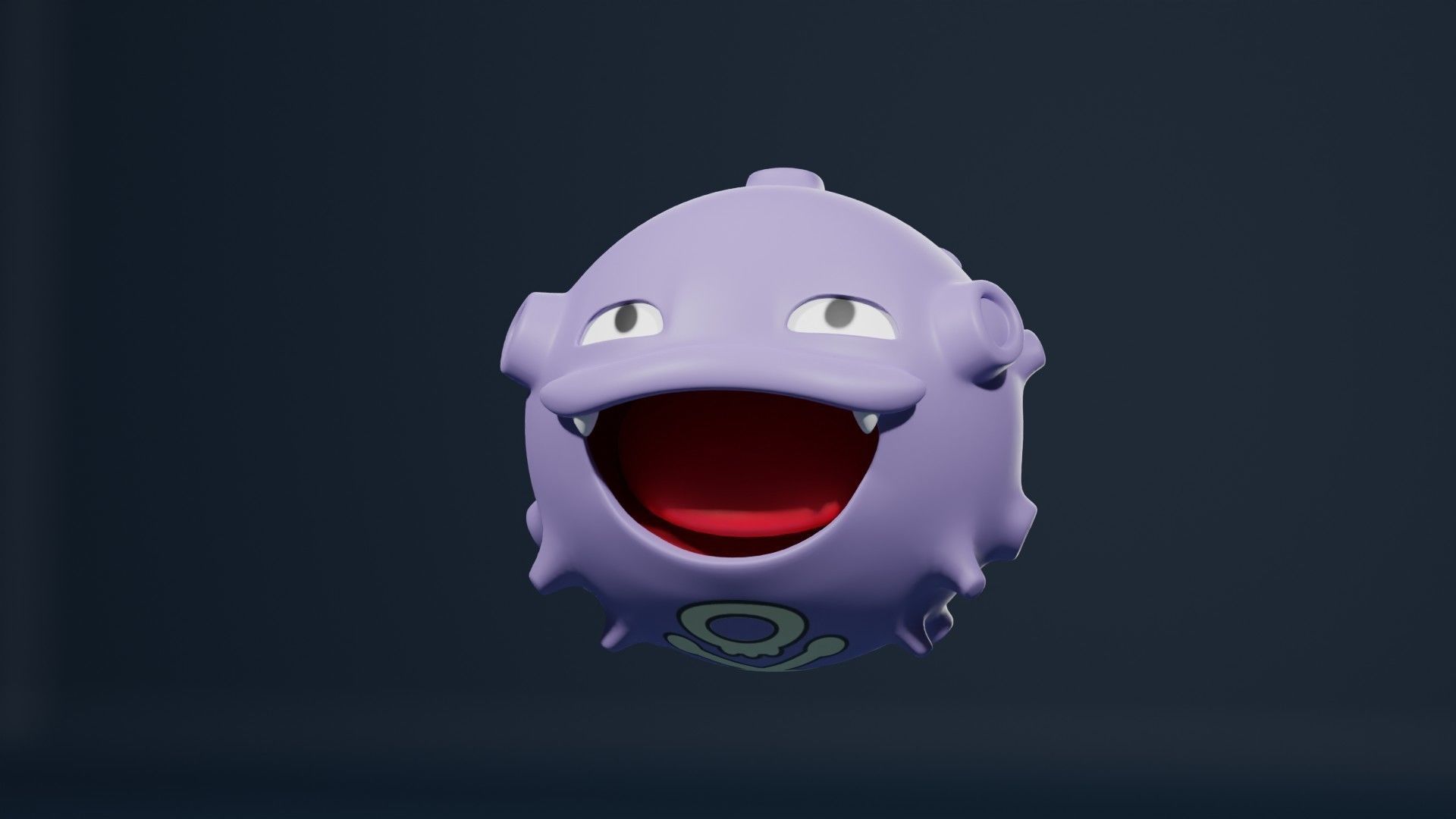 Koffing 3d 3D model animated rigged | CGTrader