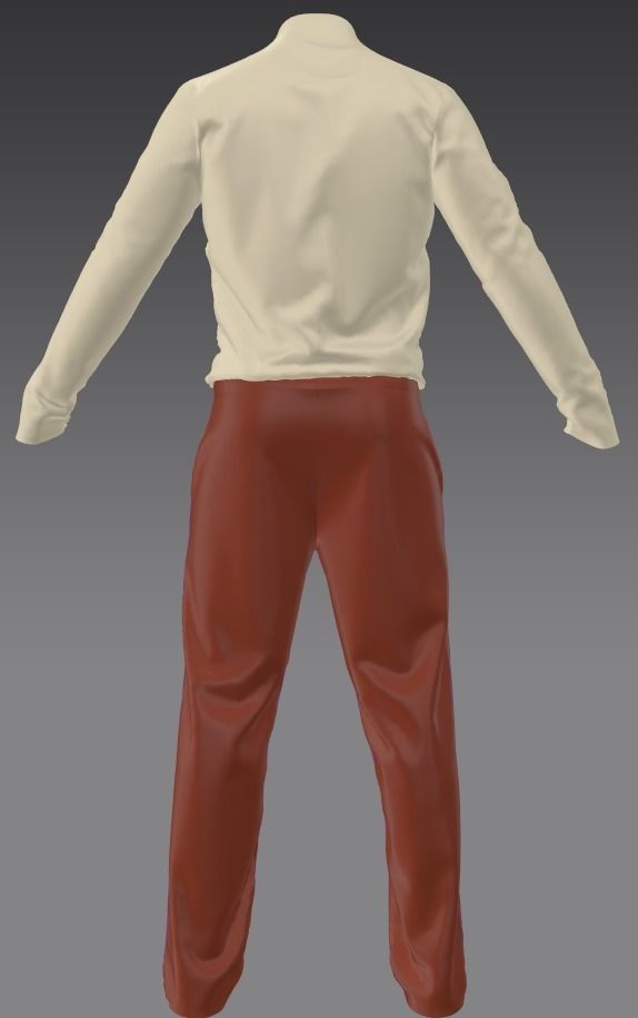 Pants shirt Marvelous Designer free 3D model | CGTrader