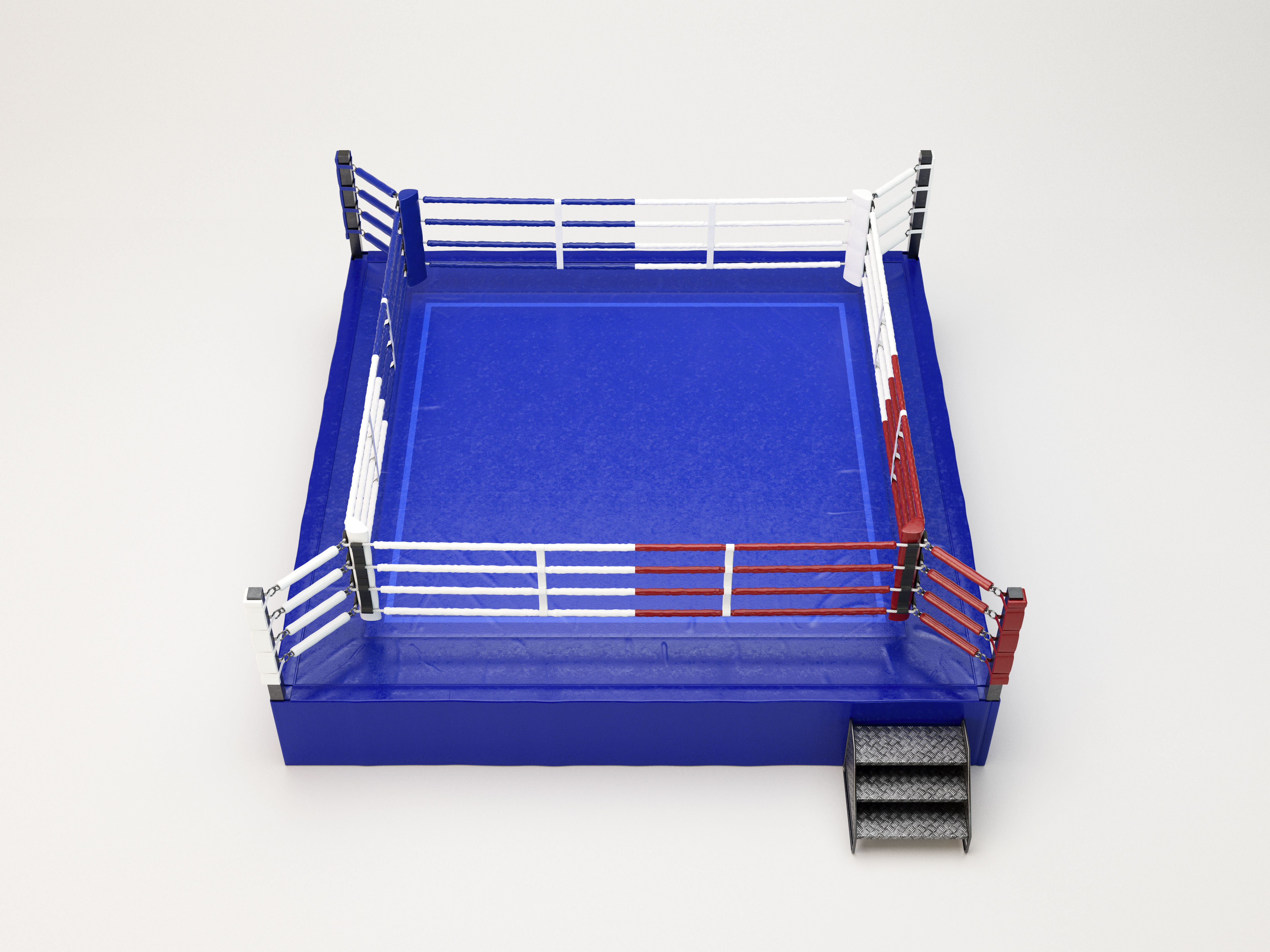 Boxing Ring REGULATION SIZE 3D model | CGTrader
