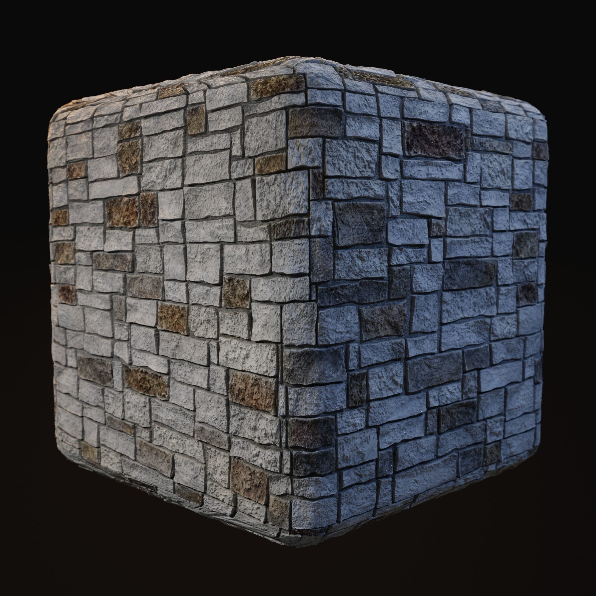 Cave Chopped Stone 8K Textures Texture | CGTrader