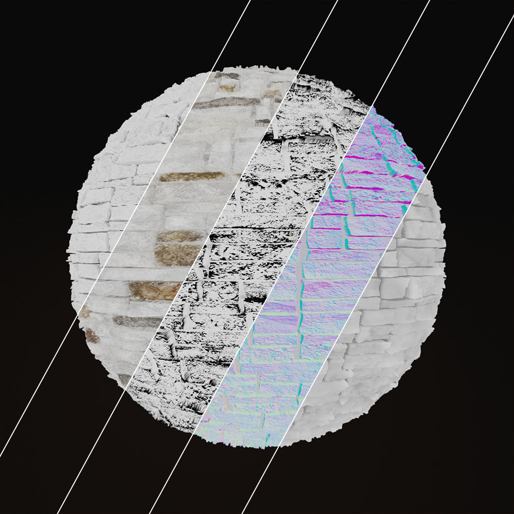 Cave Chopped Stone 8K Textures Texture | CGTrader