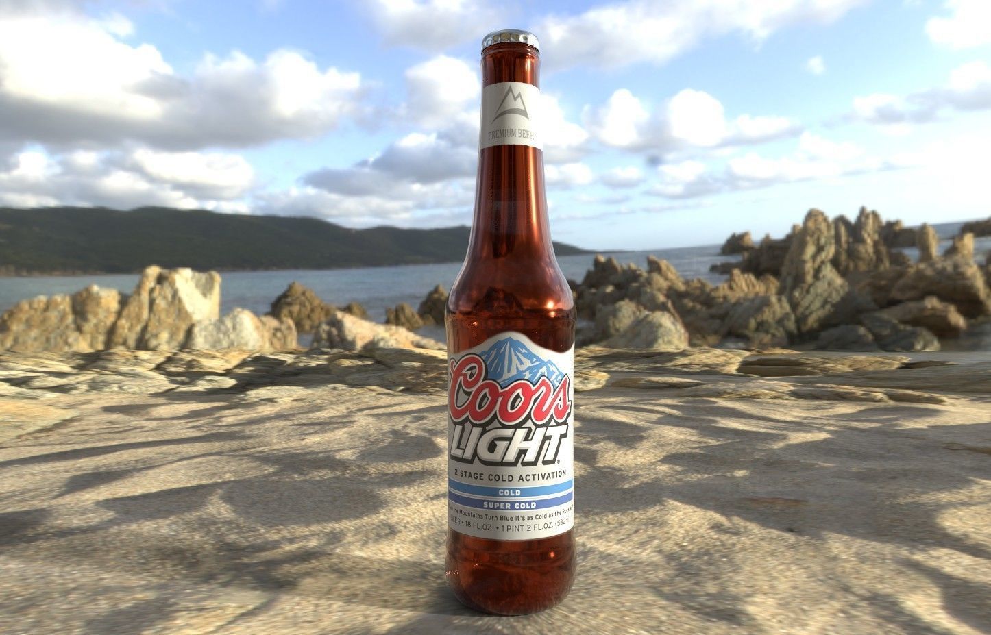 3D model Coors Light Beer VR / AR / low-poly | CGTrader