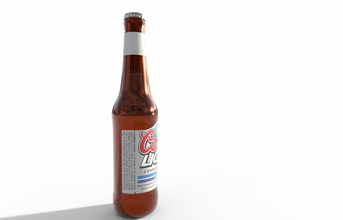3D model Coors Light Beer VR / AR / low-poly | CGTrader
