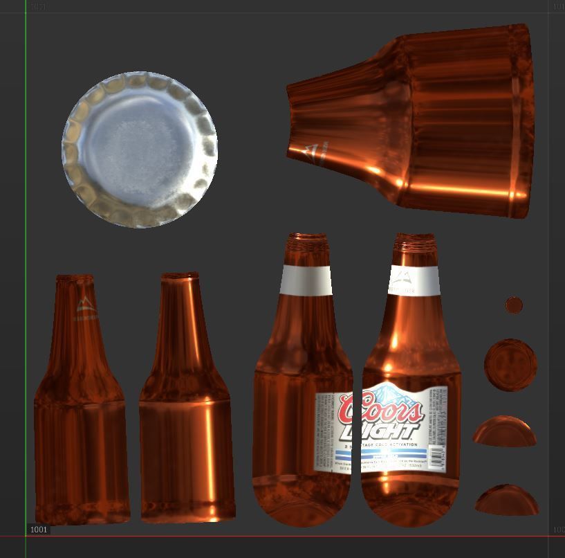 3D model Coors Light Beer VR / AR / low-poly | CGTrader