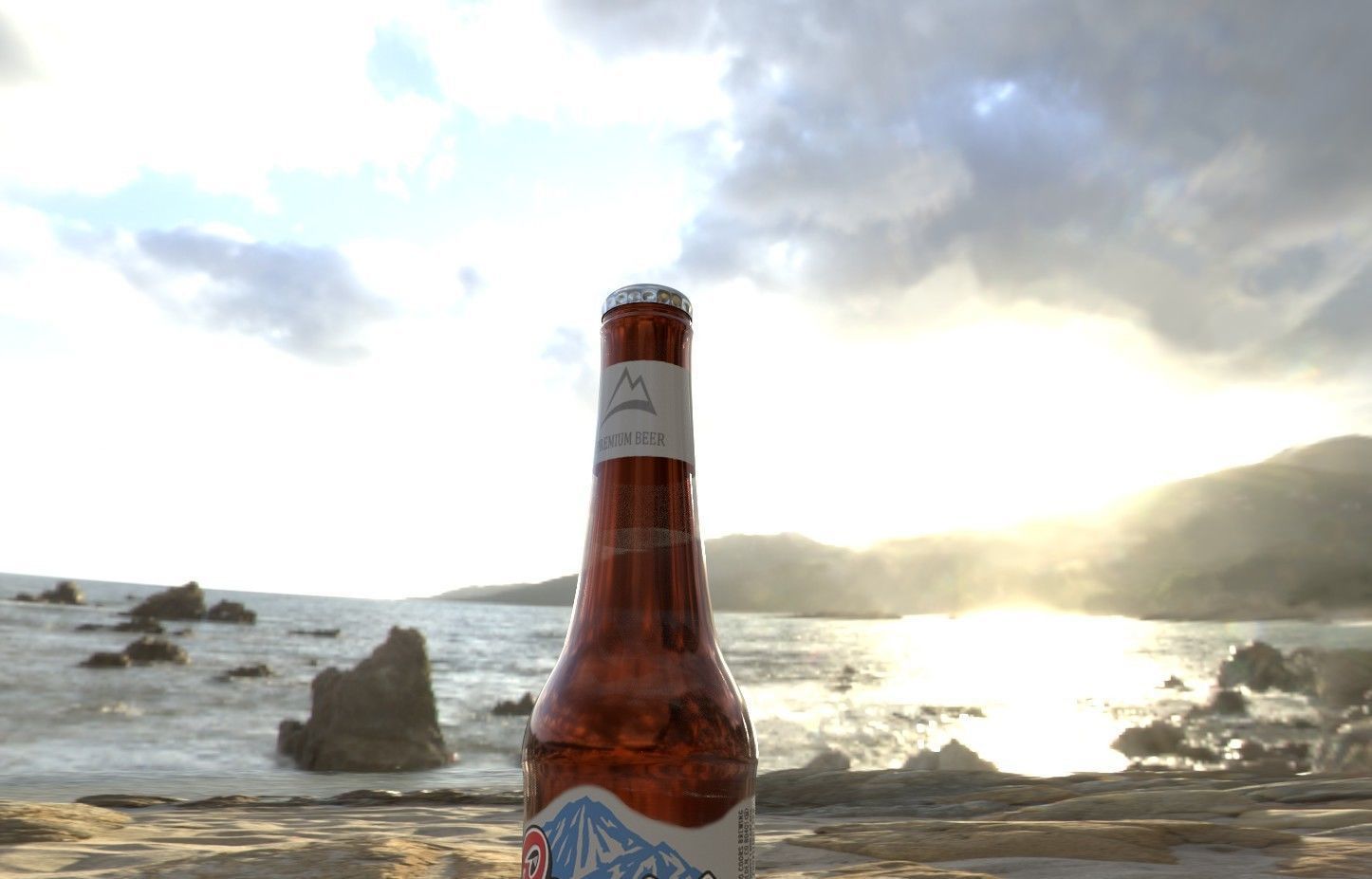 3D model Coors Light Beer VR / AR / low-poly | CGTrader