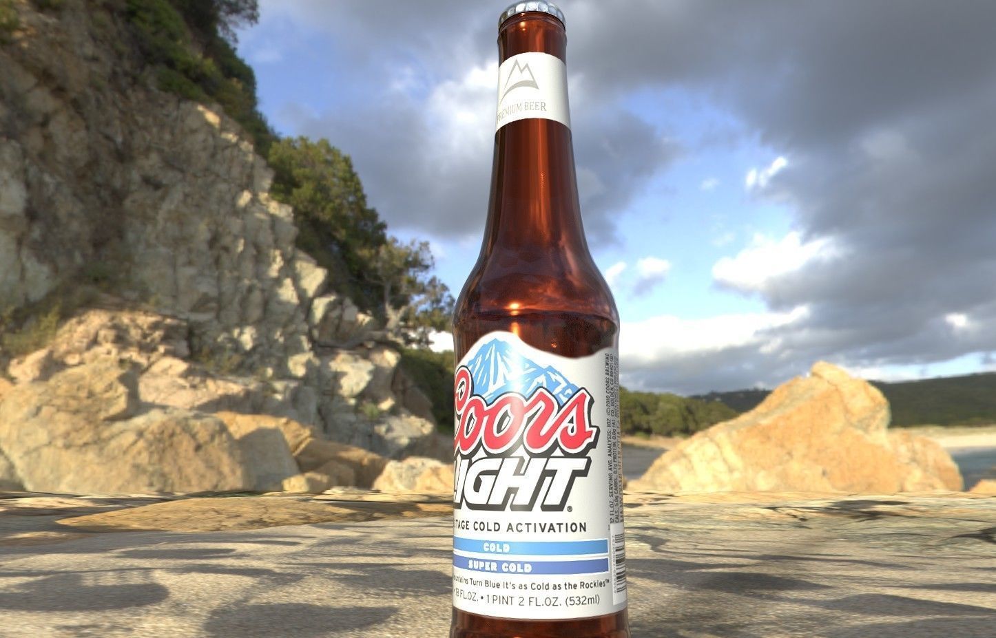 3D model Coors Light Beer VR / AR / low-poly | CGTrader
