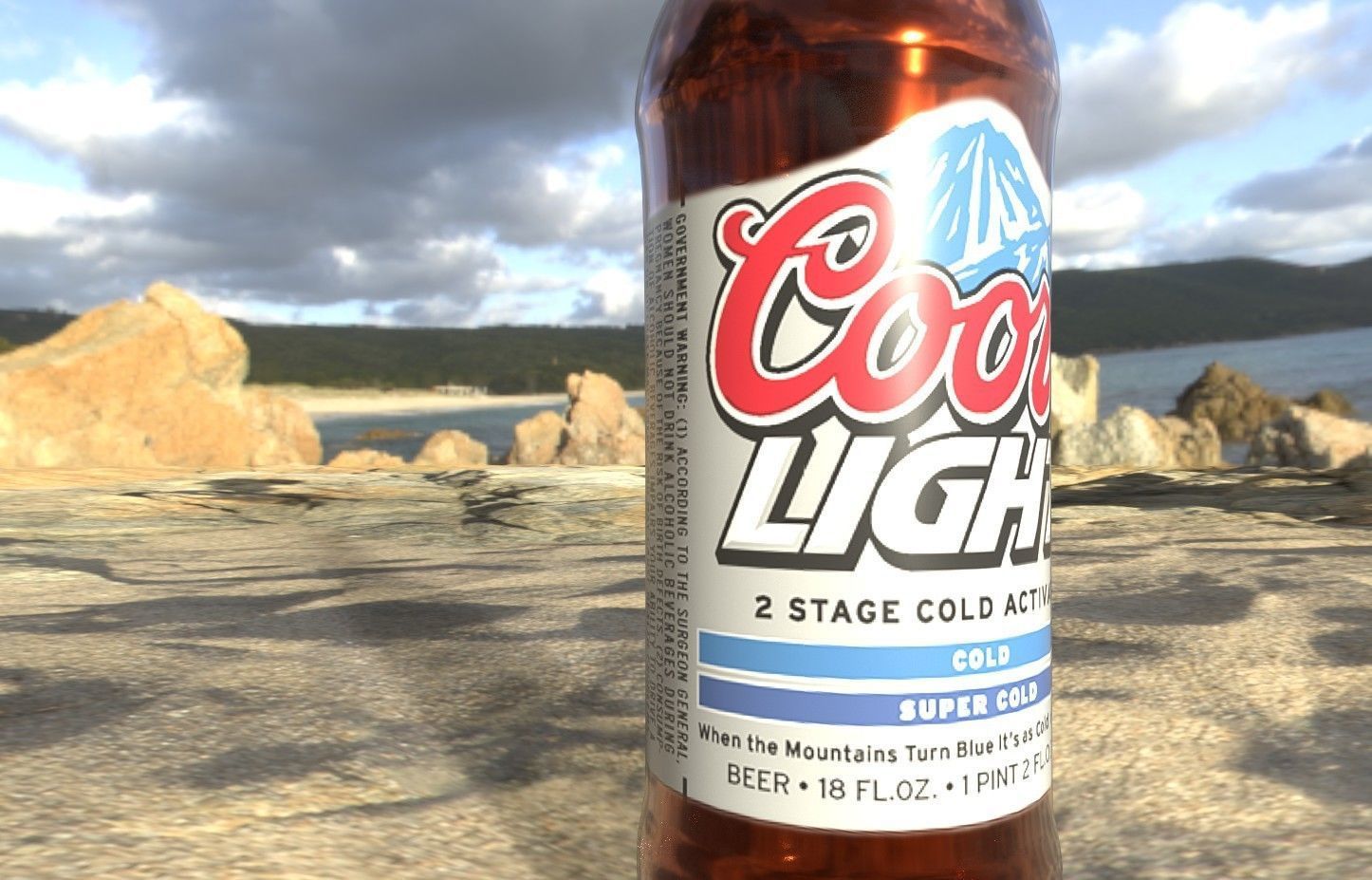 3D model Coors Light Beer VR / AR / low-poly | CGTrader
