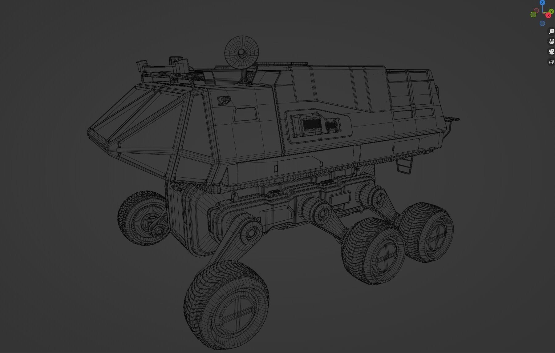 Pbr-Mars Rovers Series - Exploration Vehicles 3D model rigged | CGTrader