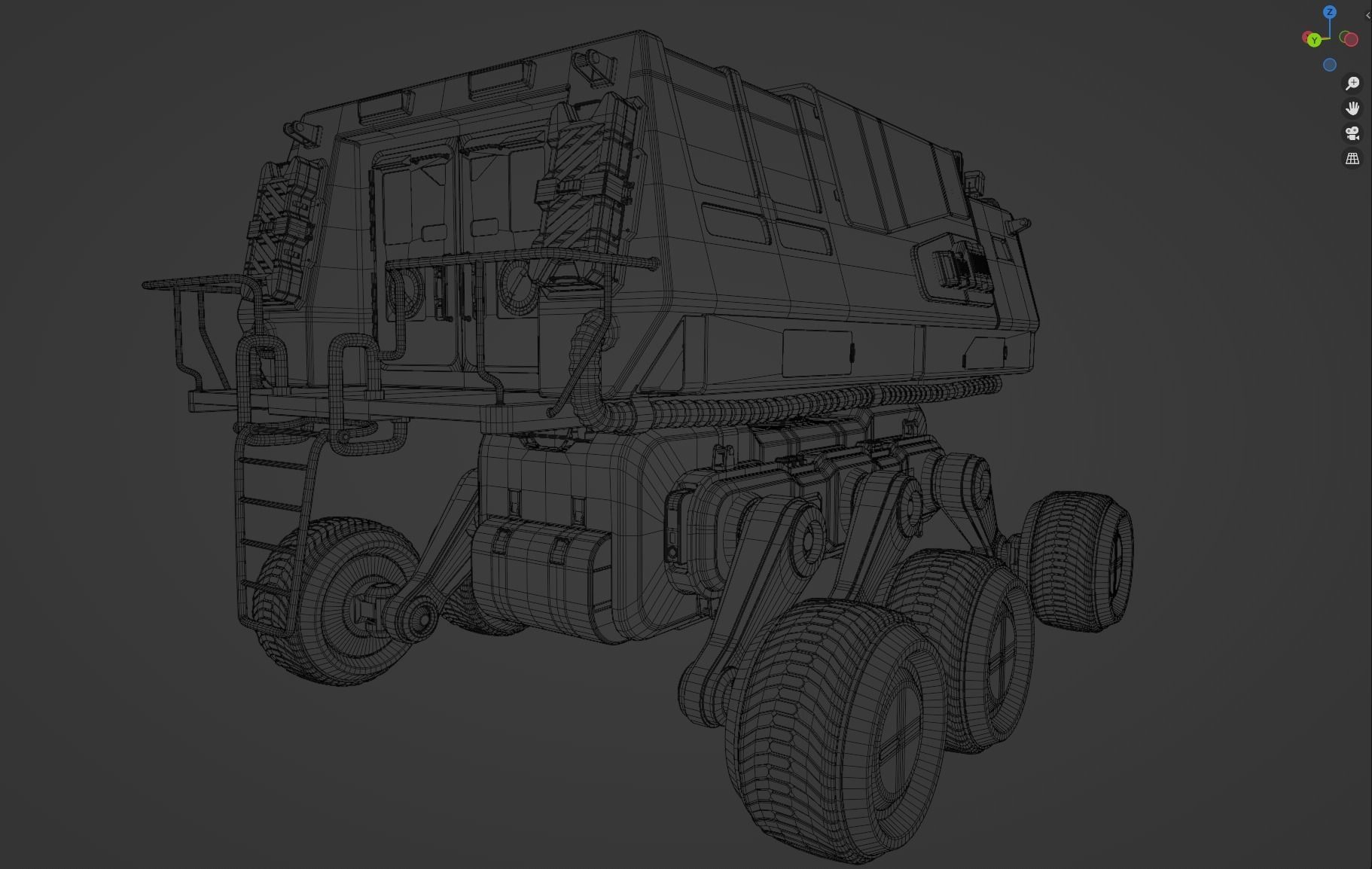 Pbr-Mars Rovers Series - Exploration Vehicles 3D model rigged | CGTrader