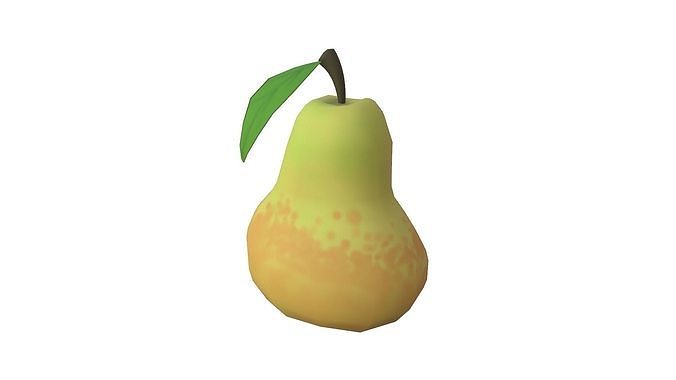3D model Low Poly Pear VR / AR / low-poly | CGTrader