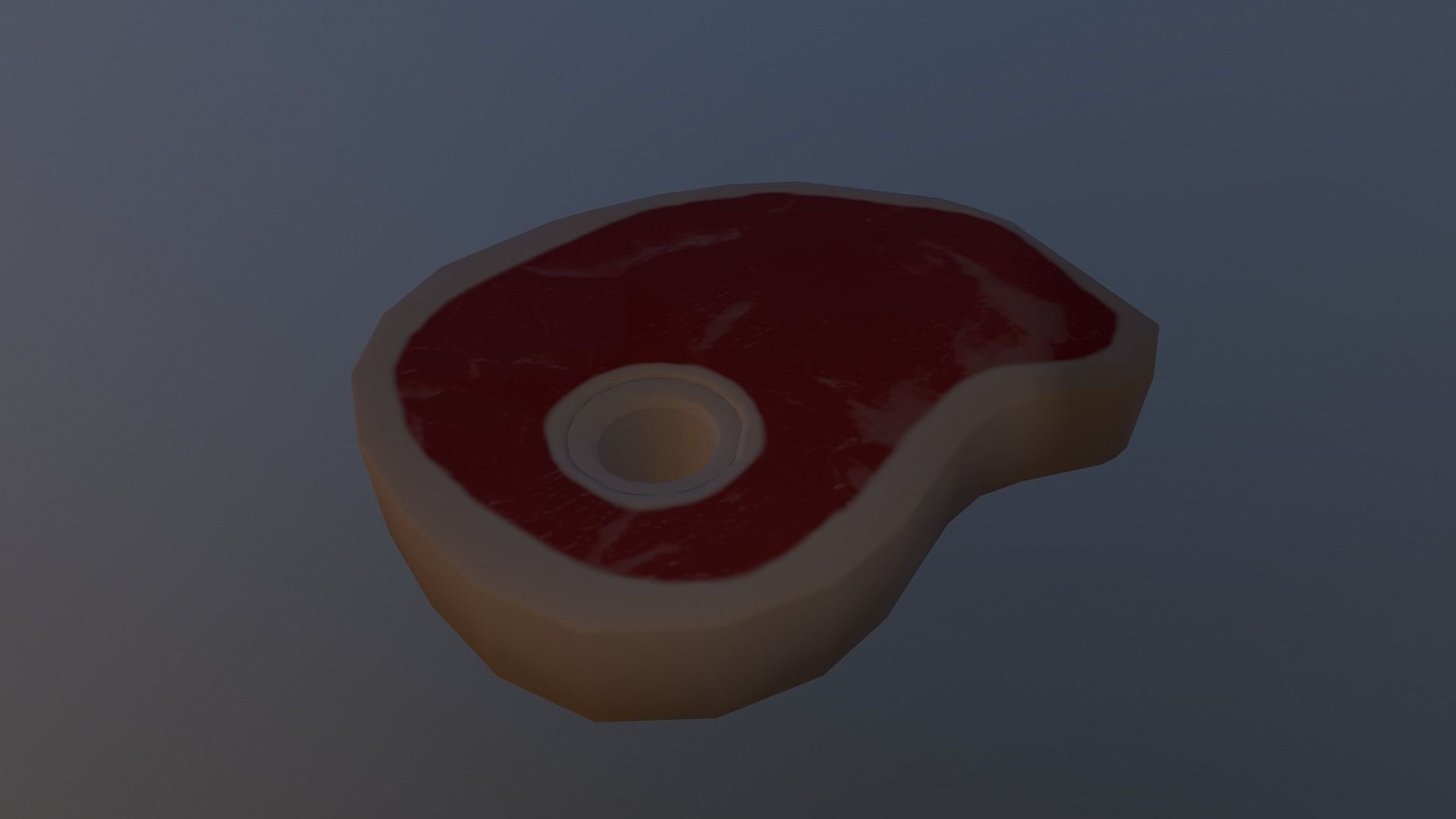 3D model Low Poly Steak piece of meat VR / AR / low-poly | CGTrader