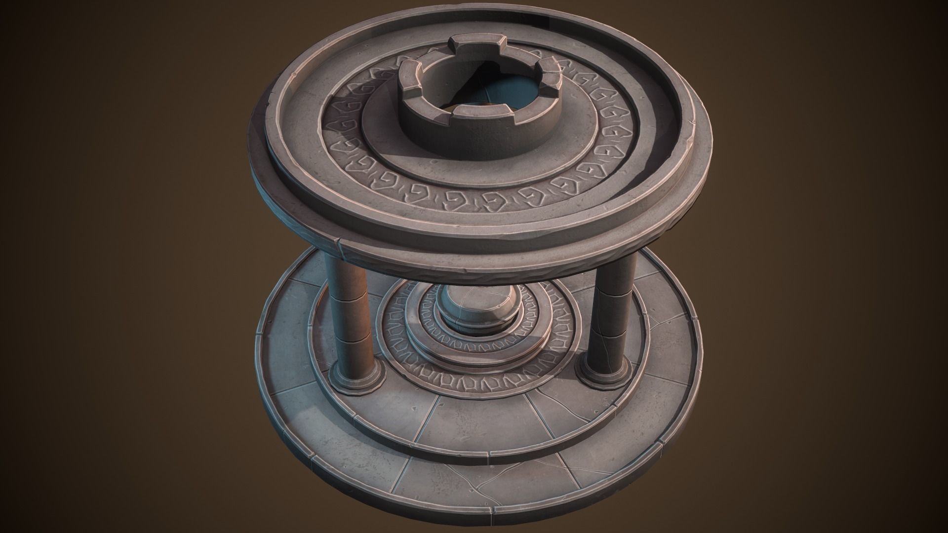 3D model Stylized altar VR / AR / low-poly | CGTrader