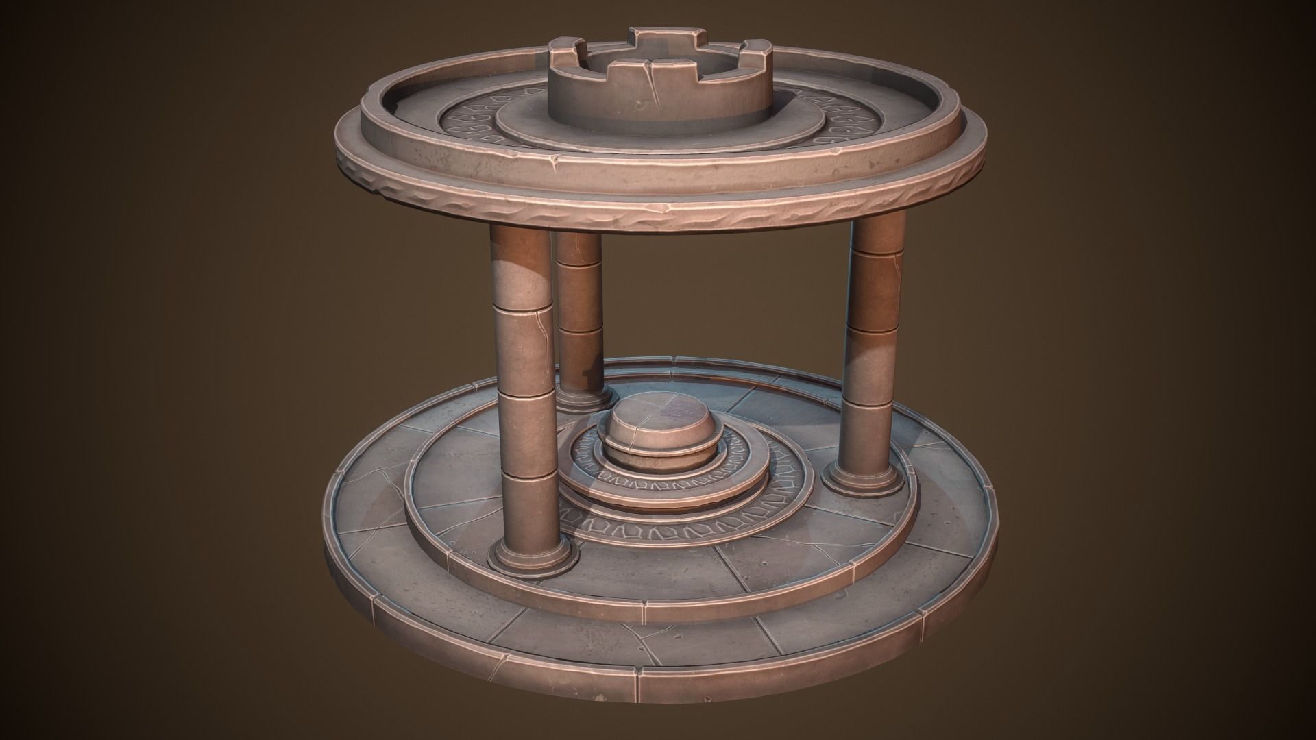 3D model Stylized altar VR / AR / low-poly | CGTrader