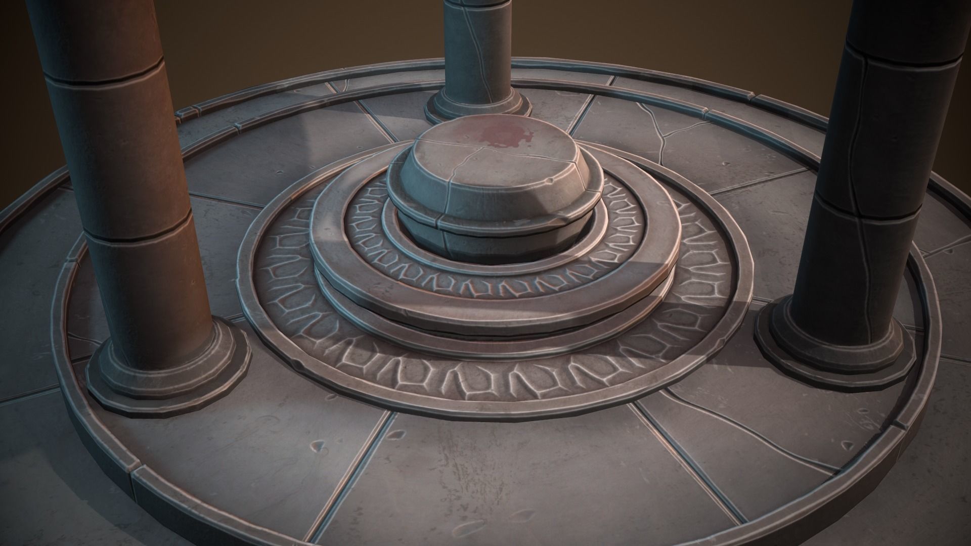 3D model Stylized altar VR / AR / low-poly | CGTrader