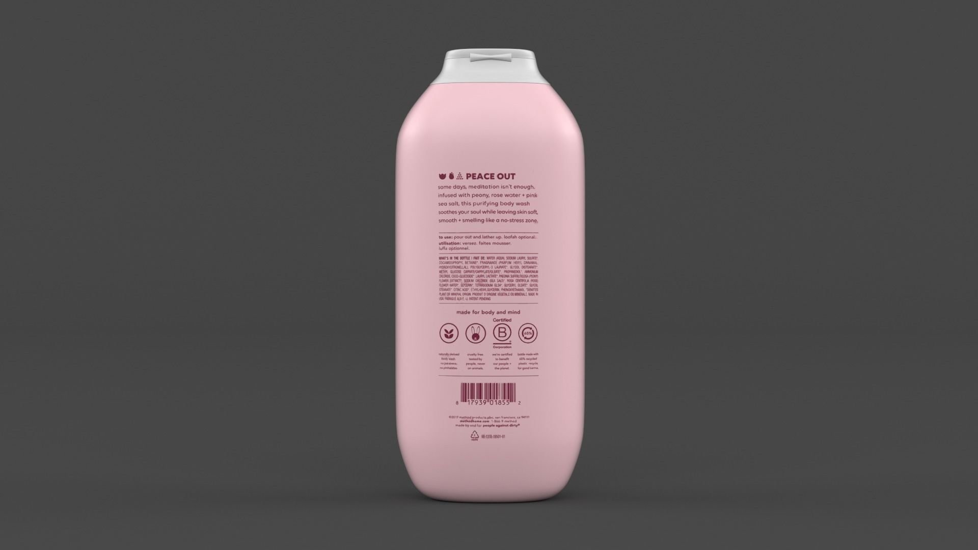 Method Men Body Wash 3D model | CGTrader
