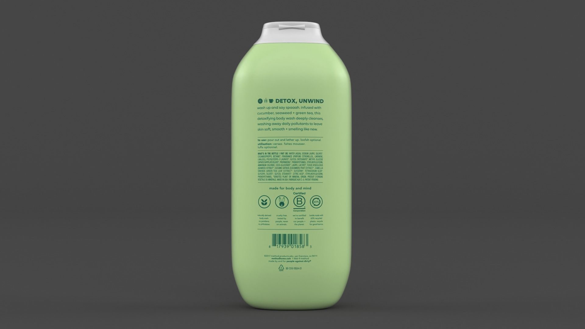 Method Men Body Wash 3D model | CGTrader