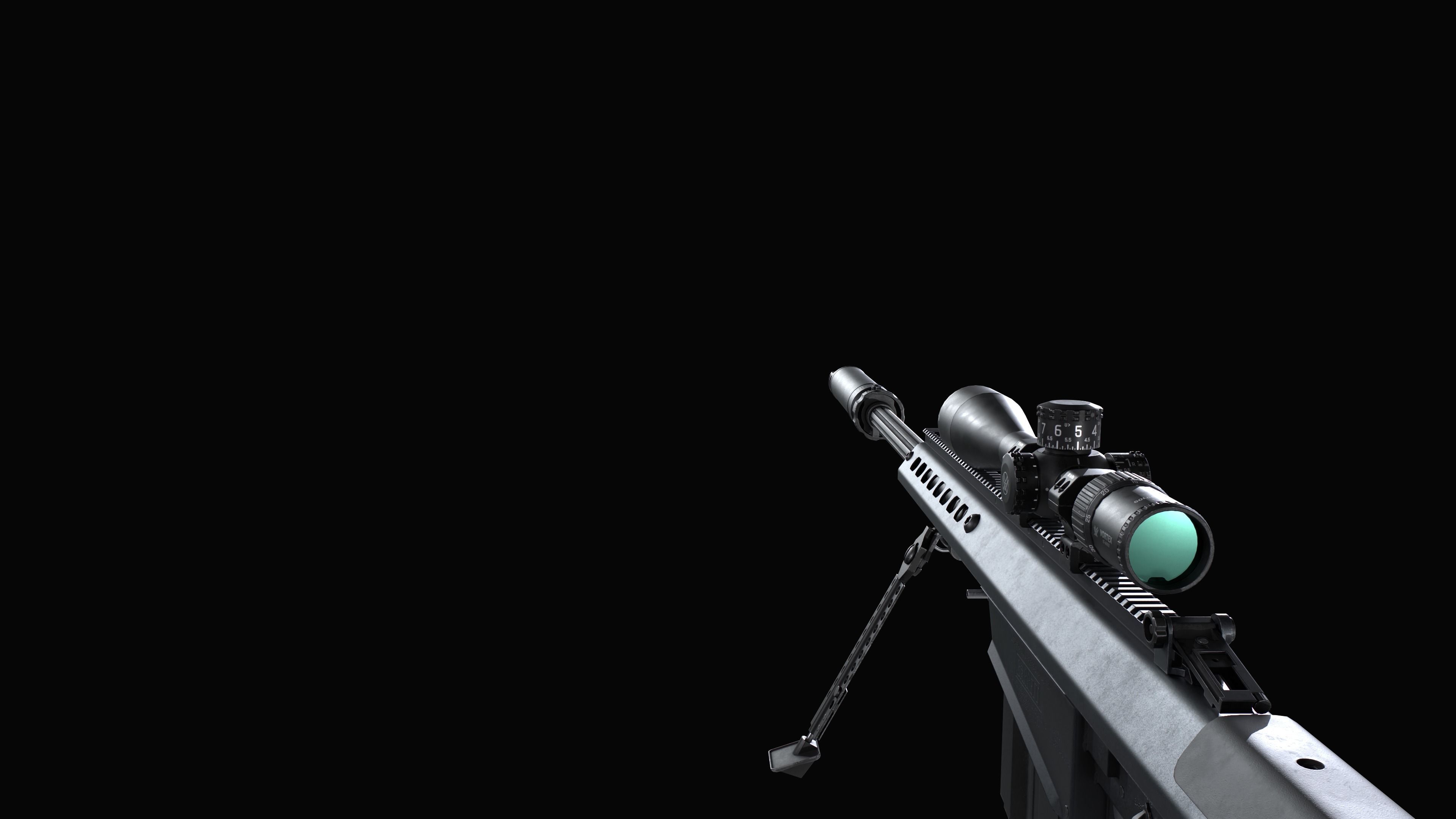 3D model Tactical Modular Anti materiel sniper rifle Barrett M107A1 VR ...