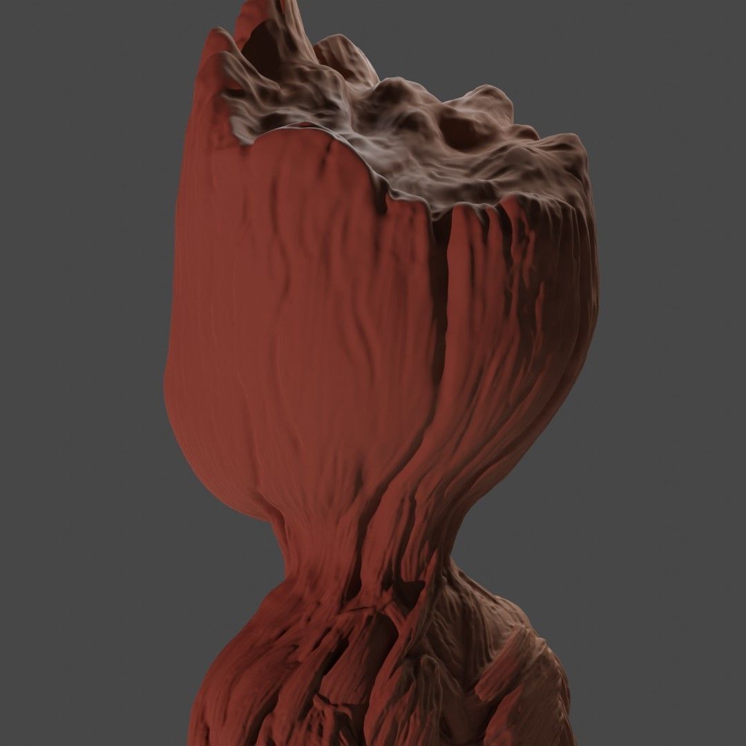 Baby groot body 3D model 3D printable | CGTrader